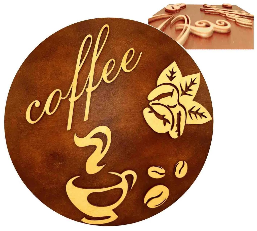 Dekorace "COFFEE"  p/př 2