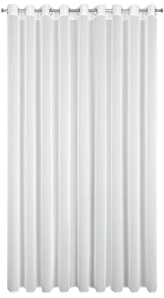 ZÁCLONA NA KROUŽCÍCH KALIA 300X260 CM BÍLÁ