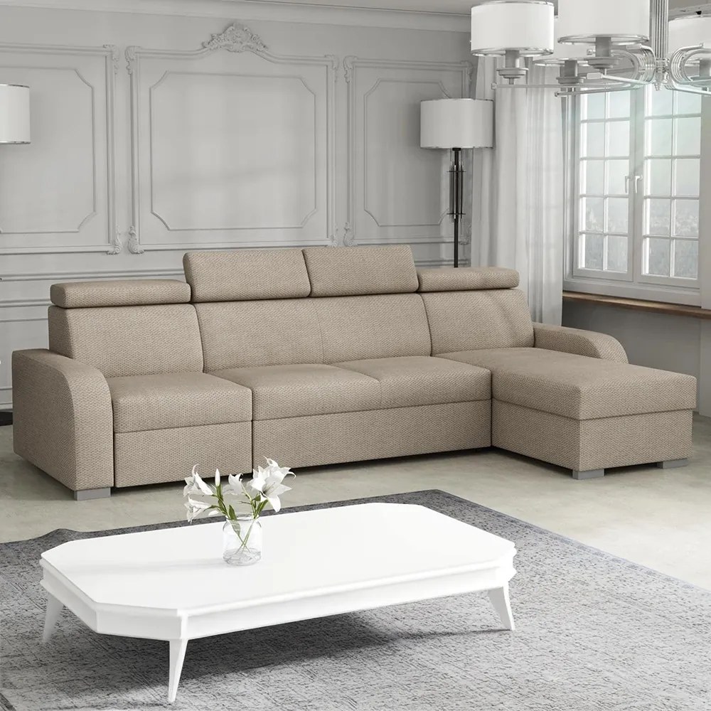 Sedací souprava OSLO L | 305x170 | rozkládací + 2x úložný prostor | VÝBĚR TKANIN