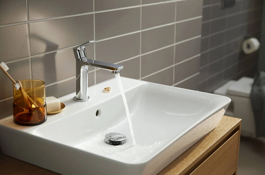 Hansgrohe Rebris E, umyvadlová baterie, CoolStart, chromová, 72560000