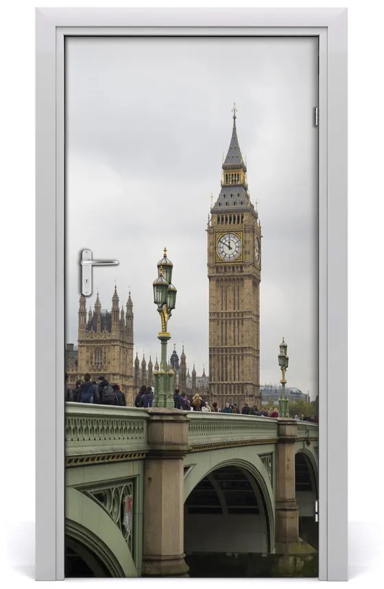 Fototapeta samolepící na dveře Big Ben Londýn 85x205 cm