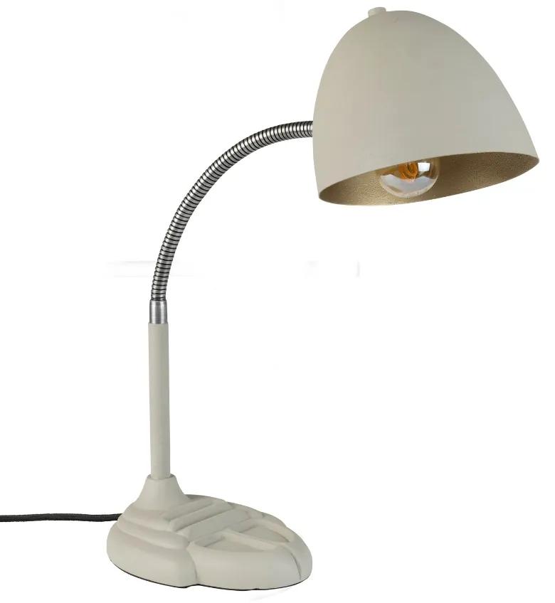 OnaDnes -20% Béžová kovová stolní lampa DUTCHBONE JANNA