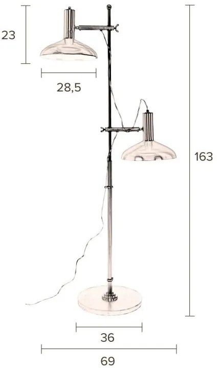 Stojací lampa Dutchbone Karish