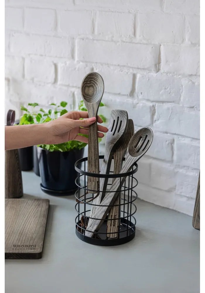 Dřevěná sada kuchyňského náčiní 4 ks Rustic – Bonami Selection