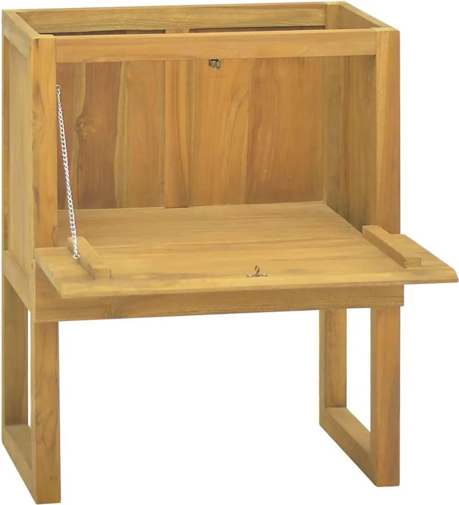 Koupelnová skříňka 60 x 40 x 75 cm masivní teakové dřevo 338247