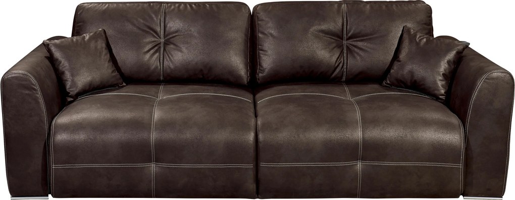XXXLutz ROZKLÁDACÍ POHOVKA, textil, hnědá Livetastic - Rozkládací pohovky - 002220046702