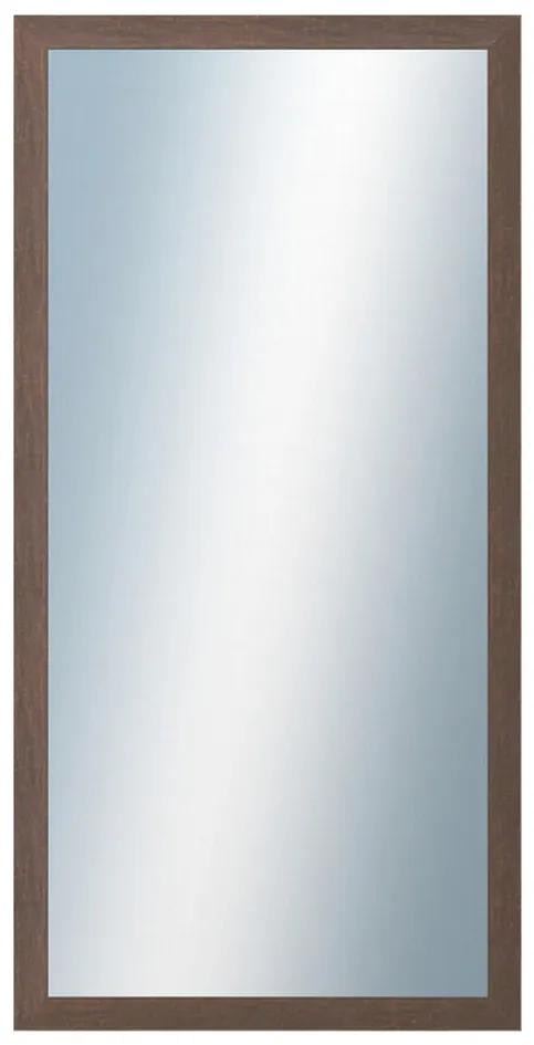 DANTIK - Zarámované zrcadlo - rozměr s rámem cca 60x120 cm z lišty RETRO hnědá (3144)