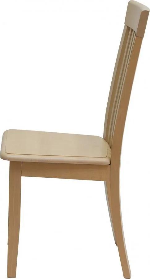 Bradop Dřevěná jídelní židle KLÁRA Z06 buková | Provedení: H - Hnědá