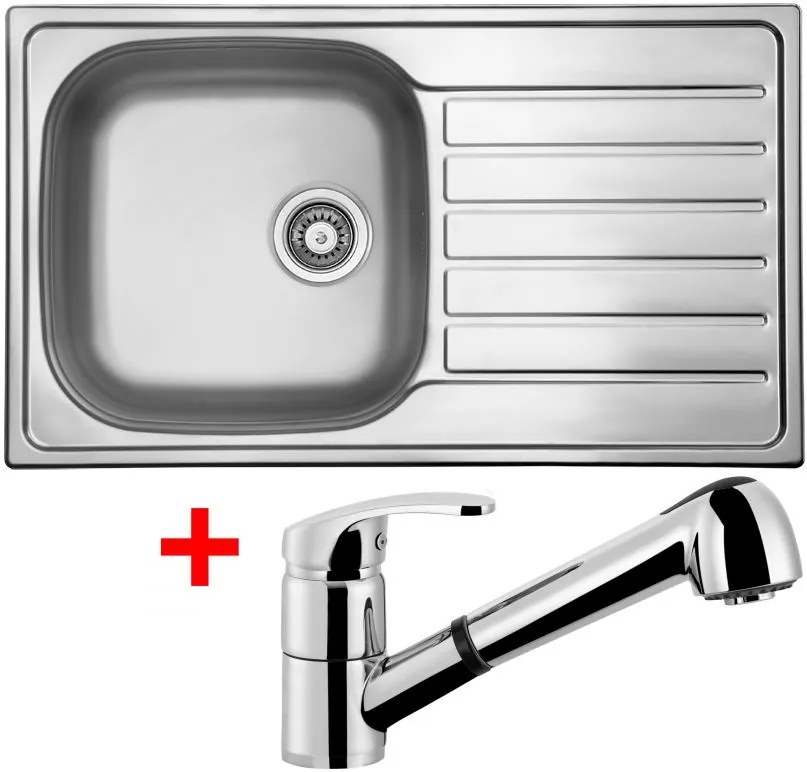 Set Sinks HYPNOS 860 V matný + baterie LEGENDA S