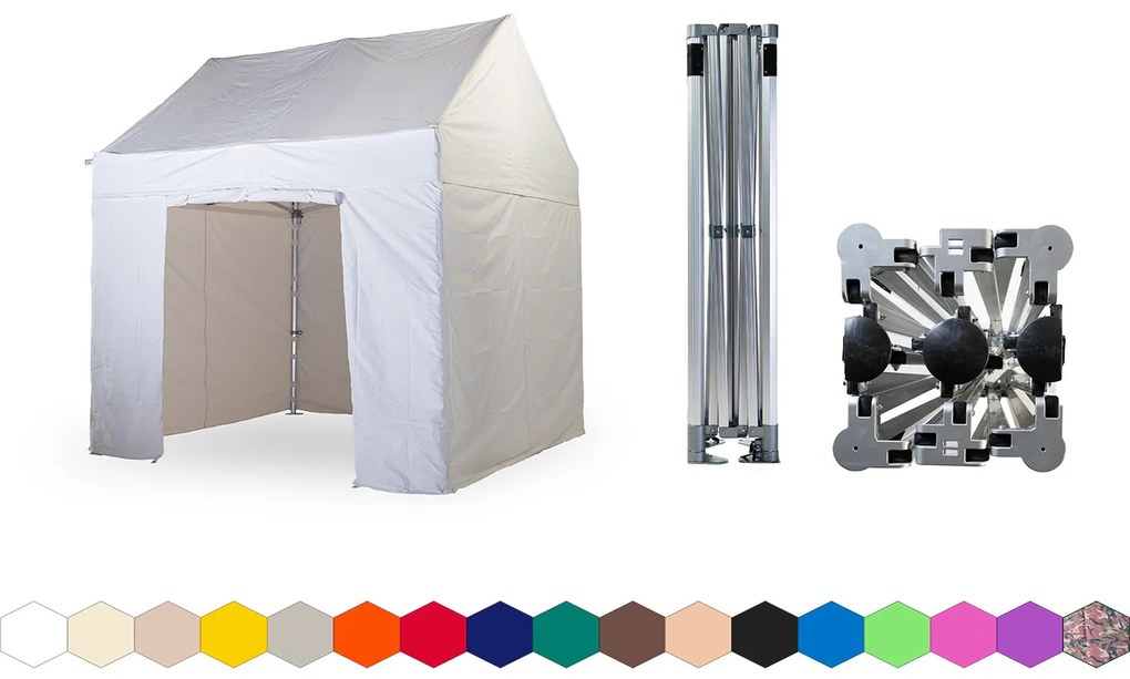 NŮŽKOVÝ PARTY STAN 3x3 m TENTino BH GABLED Barva: 1A - BÍLÁ