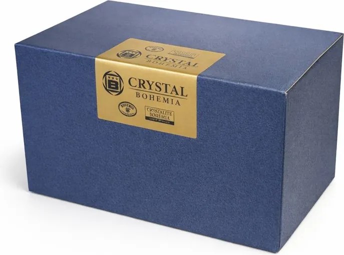 Crystal Bohemia sklenice Quadro 50 ml 6 ks