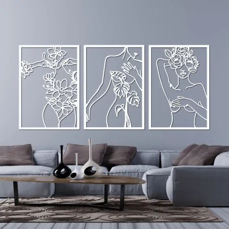 Elegantní nástěnná dekorace ženy – Moderní umění do interiéru | SENTOP PR0480
