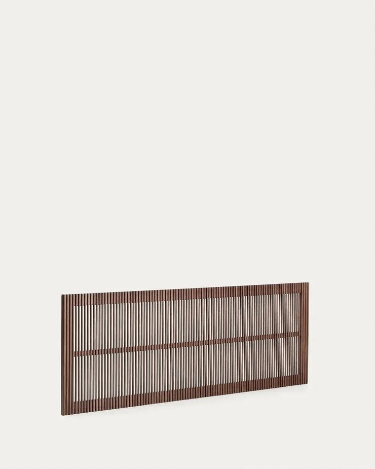 Čelo postele z jasanového dřeva v tmavě přírodní barvě 195x70 cm Beyla – Kave Home