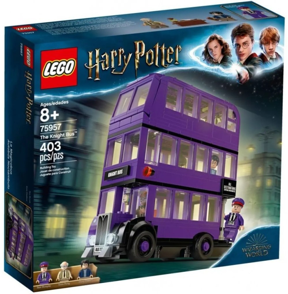 Lego stavebnice lego harry potter 75957 záchranný kouzelnický autobus
