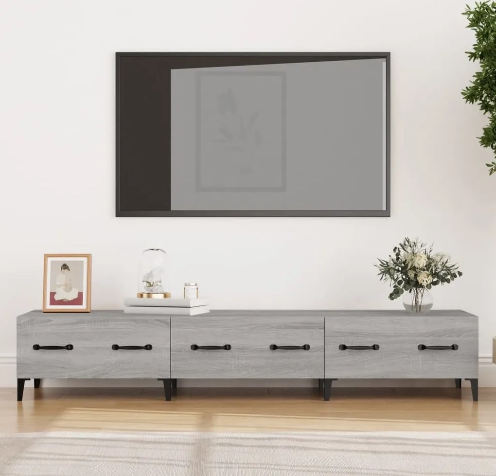 vidaXL TV skříňka 150 x 34,5 x 30 cm kompozitní dřevo [812646] Barva: hnědý dub