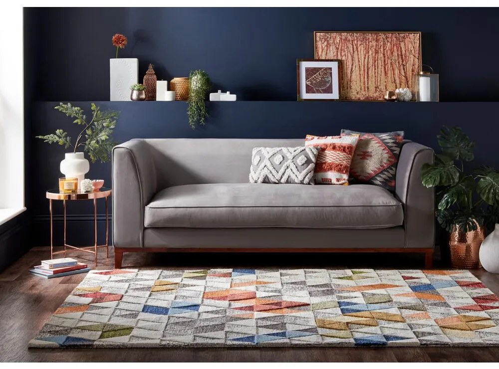 Flair Rugs, Kusový koberec Moda Amari Natural/Multi, 120x170, vícebarevná, chodba / předsíň