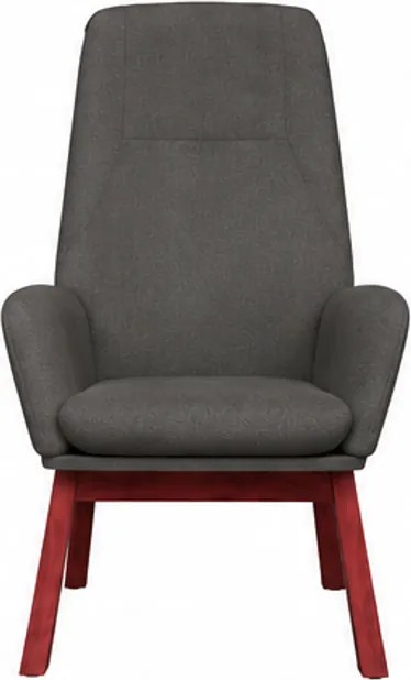 relaxační křeslo, odpočinkové, masivní kaučukovník/kov/textil, 95x76x71 cm, nohy tmavé/tmavě šedá, Dekorino KR20260082