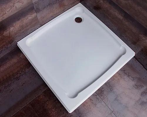 Gelco Diona GD009 sprchová vanička z litého mramoru 90 x 90 x 7,5 cm čtvercová