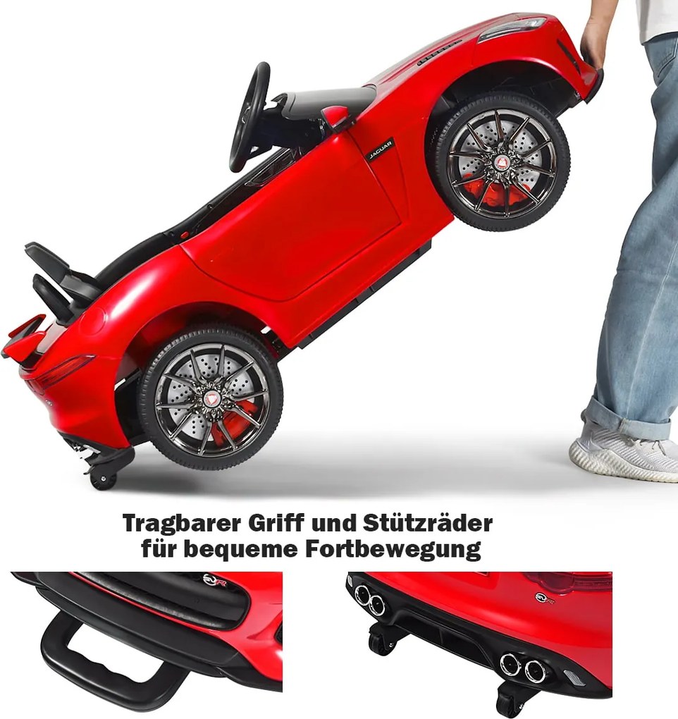 Costway Elektrické dětské auto s příběhy a hudbou a klaksonem a světlomety 12