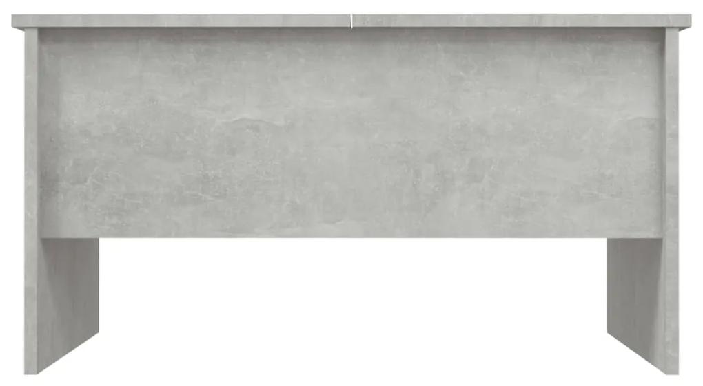 Konferenční stolek betonově šedý 80x50x42,5 cm kompozitní dřevo - Default Title