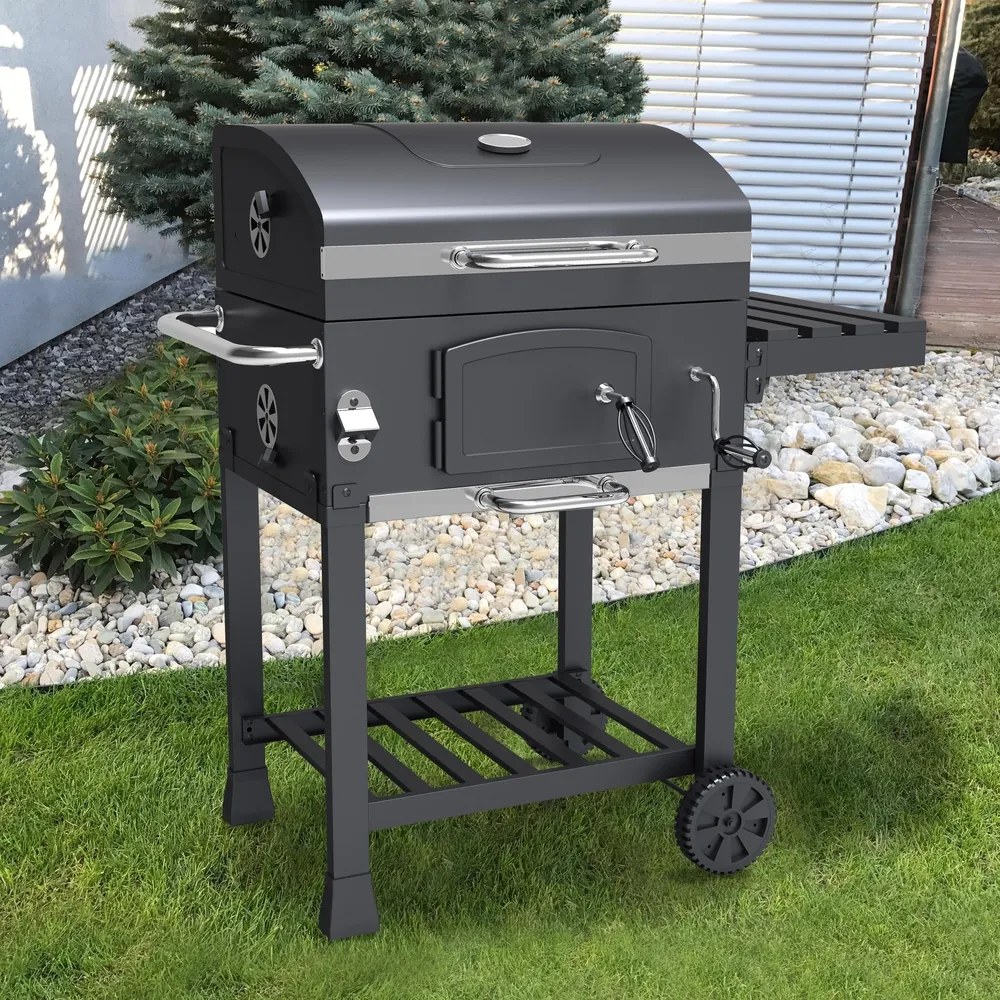 Multifunkční BBQ gril Avenberg GENIUS+litinový rošt+tál+pizza kámen II. jakost