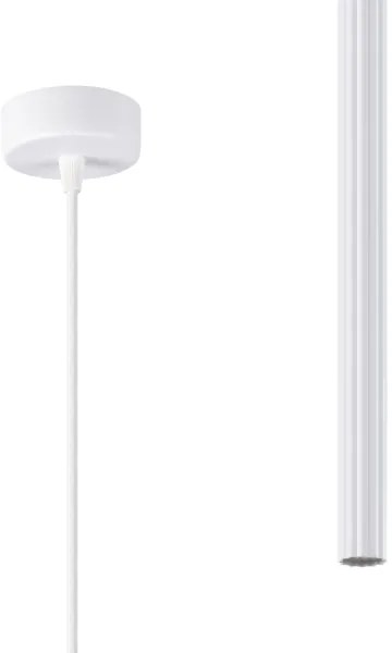Sollux SL.1337 - Lustr na lanku ARCHE 1xG9/8W/230V bílá