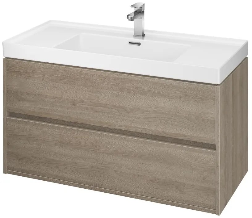 Cersanit - Crea skříňka pod umyvadlo na desku 100cm, dub, S924-011