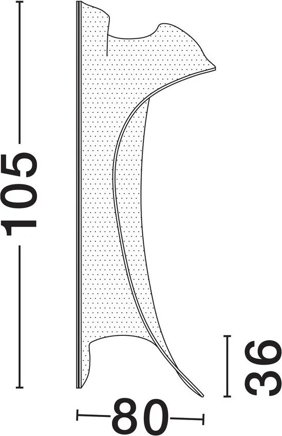 Hliníková LED stojací lampa ve zlaté barvě se stínidlem z akrylového skla (výška 105 cm) Siderno – Nova Luce