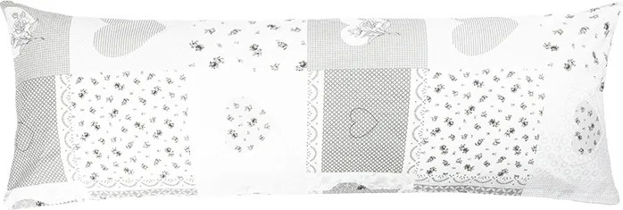 Bellatex POVLAK na relaxační polštář Šedá 45x120 cm