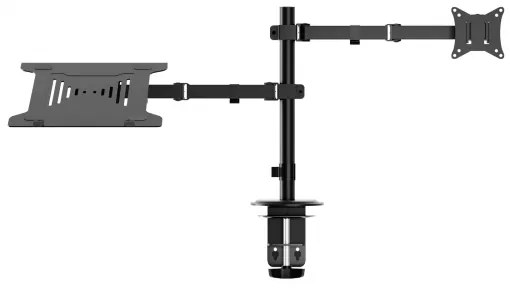 Nastavitelný držák monitoru a notebooku LEVANO černá