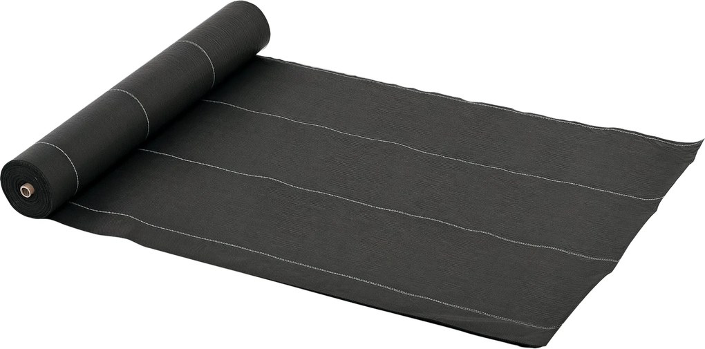 Outsunny Geotextilní tkanina pro kontrolu plevele 2x50 m - Tkanina proti plevelu, geotextilní síť proti plevelu, 100 g/m² pro zahradu, terasu, patio |