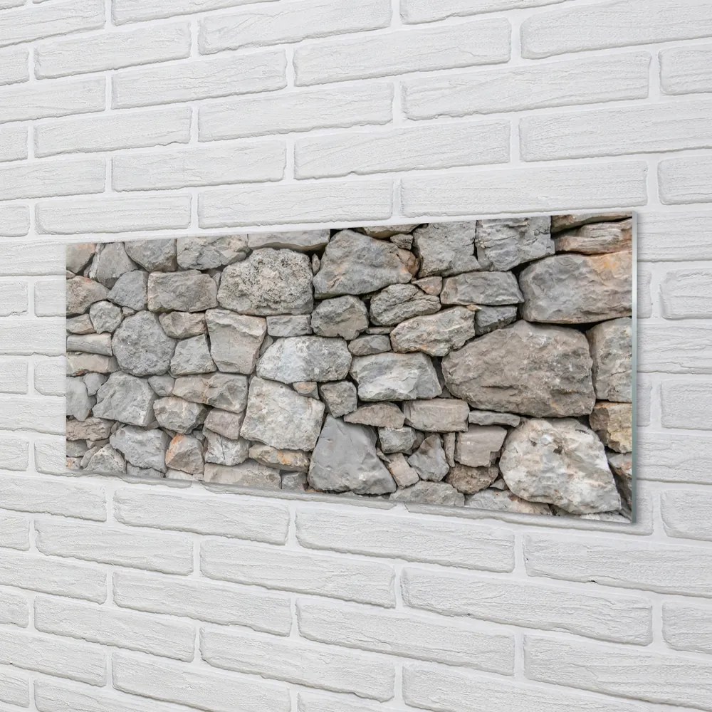 akrylový obraz Kamenná zeď wall 120x60 cm