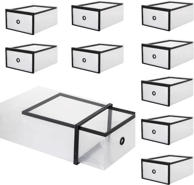 Úložný box 33x23x14 cm, průhledný SPRINGOS HA3005