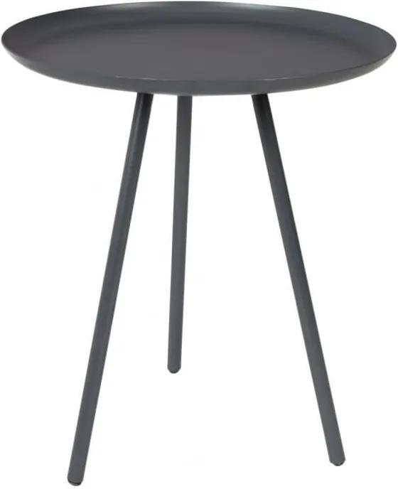 Odkládací stolek WLL FROST Ø 39 cm, šedá