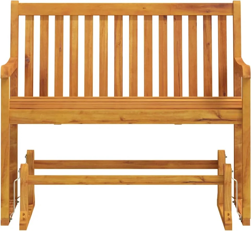 Zahradní houpací lavice 110 cm masivní akáciové dřevo 316608