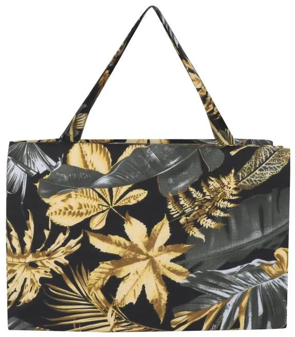 Bellatex Polstr na plážové lehátko 55x195 cm, potah na zip, monstera