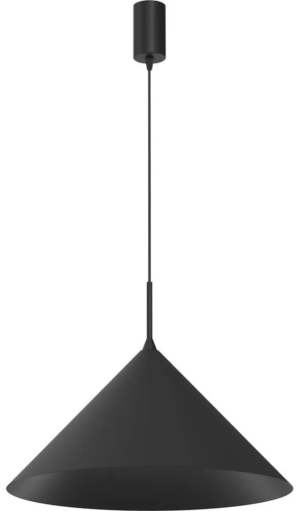 Lustr na lanku CAPITAL 1xGX53/15W/230V pr. 46 cm černá