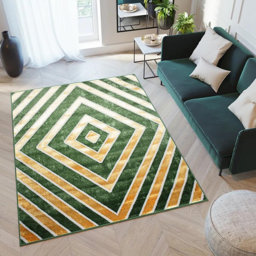 Kusový koberec Trekana zelený 80x150cm