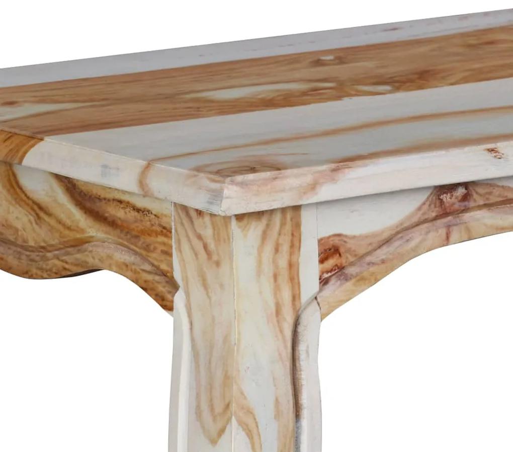 Odkládací stolek, masivní sheesham, 110x40x76 cm