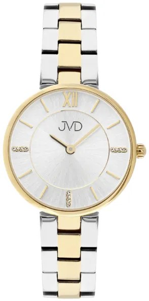 Dámské luxusní nerezové hodinky JVD JG1020.2 s římskými číslicemi