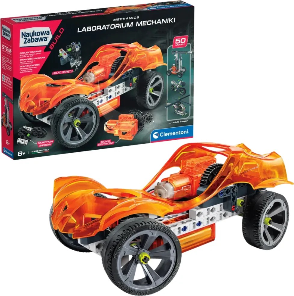 Vědecká zábava – Laboratoř mechaniky – polský jazyk – Clementoni 50872
