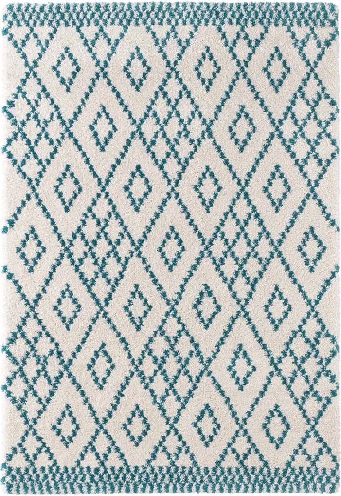 Modrý koberec Shaggy Mint Rugs 200 x 290 cm