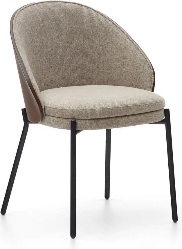 Béžové čalouněné jídelní křeslo Eamy – Kave Home