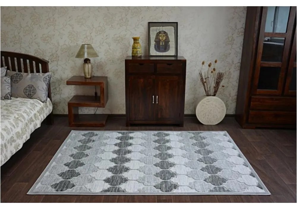 Luxusní kusový koberec Ronald šedý 133x190cm