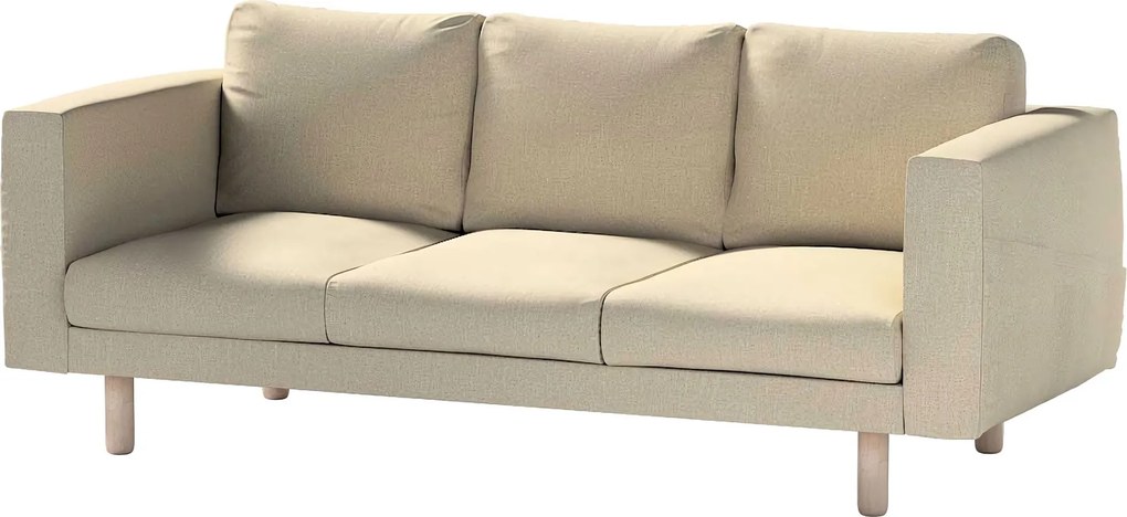 Potah na pohovku IKEA Norsborg 3-místná barva béžová látka pletený vzor