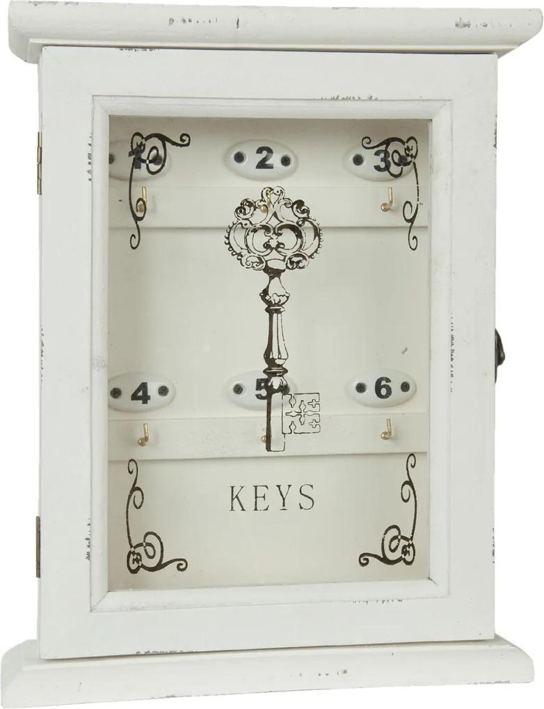 Skříňka na klíče - 25*8*32 cm Clayre & Eef