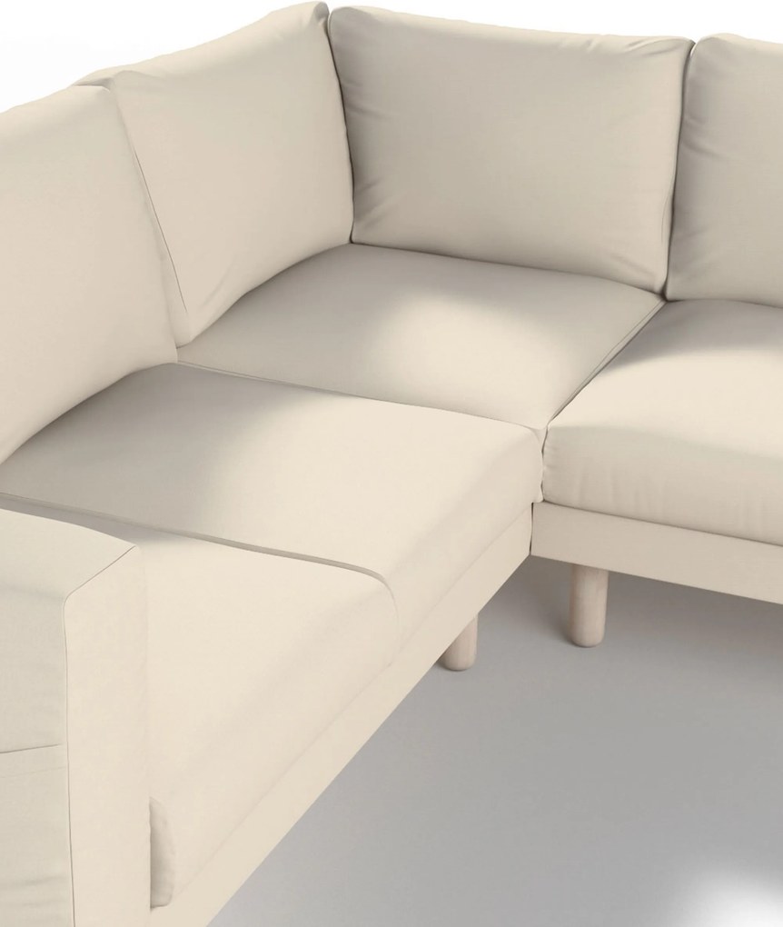 Potah na pohovku IKEA Norsborg rohová 4-místná barva béžová látka pletený vzor