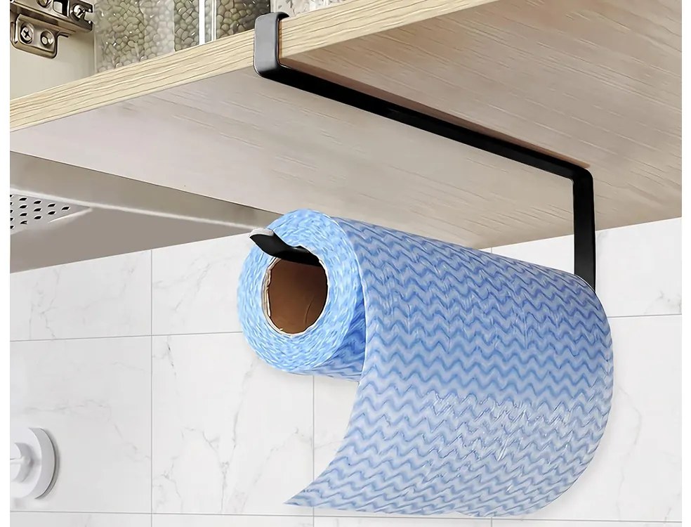 Verk Group Držák na kuchyňské papírové utěrky násuvný kovový loft matný