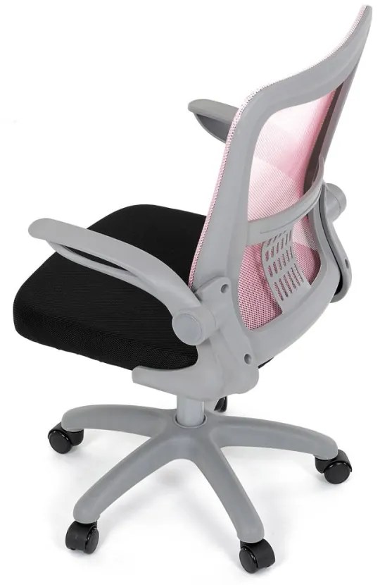 Autronic Dětská otočná židle STELLA — síťovina fialová
