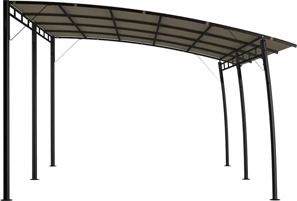 Slunečníkové markýzy 6 x 3 x 2,55 m Taupe 312256